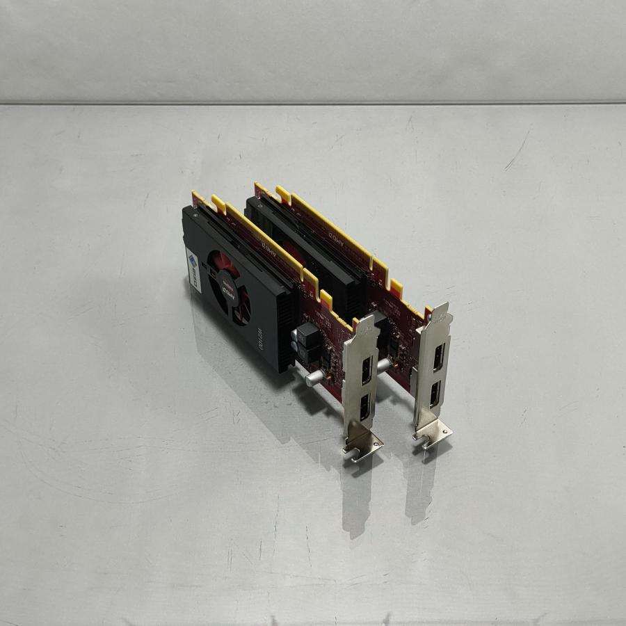 AMD 中古 グラフィックボード 2個セット FirePro W2100 DisplayPort × 2 ビデオ メモリ 2GB DDR3 ...