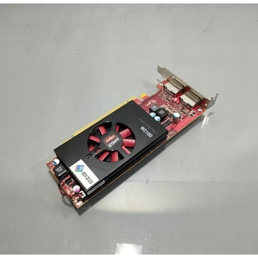 AMD 中古 グラフィックボード 2個セット FirePro W2100 DisplayPort × 2 ビデオ メモリ 2GB DDR3 ...