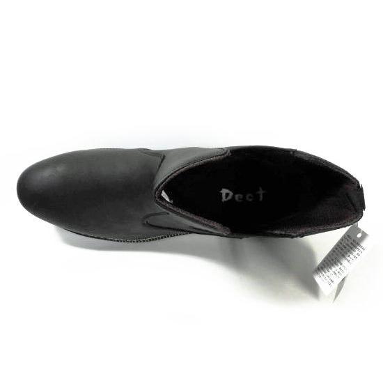 Dect サイドゴアブーツ（防水・防滑ソール）黒 3E（EEE）28cm、29cm【大きいサイズ（ビッグサイズ）メンズ カジュアルシューズ 紳士靴】 : 靴のパラダイス - 通販 ...