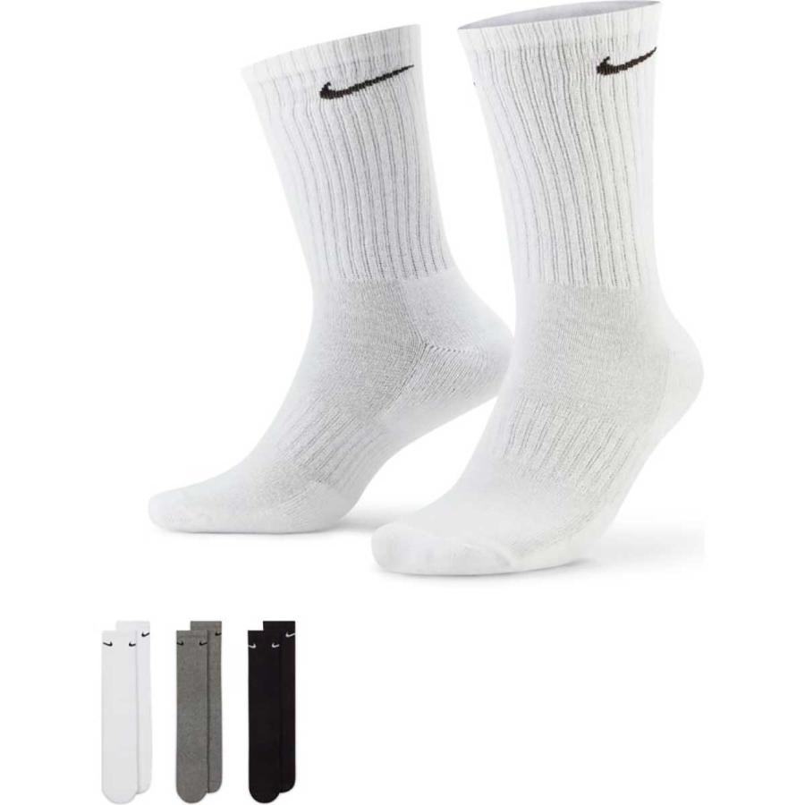 NIKE（ナイキ） メール便OK 3P エブリデイ クッションド 3足組 ユニセックス ソックス 靴下 SX7664-964 ...