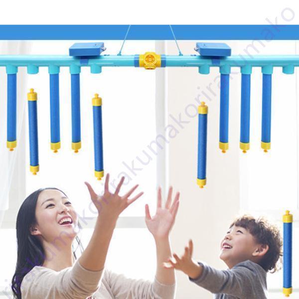 反応訓練おもちゃ キャッチゲーム インタラクティブおもちゃ 6つの調節可能な速度の落下スティック ゲームおもちゃ キャッチャー 家族 男の子 ...