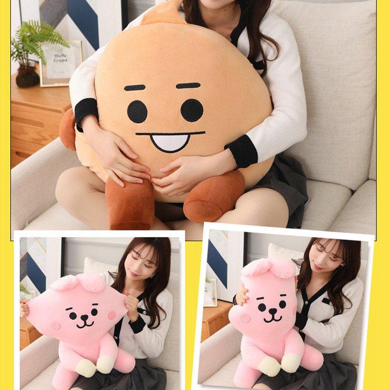 BT21 グッズ ぬいぐるみ BTS 大きい ふわふわ 芸能人 韓流 座り姿 かわいい 萌えグッズ 応援 グッズ 誕生日 子供 プレゼント ギフト 25cm 35cm 45cm :LBT21 ...