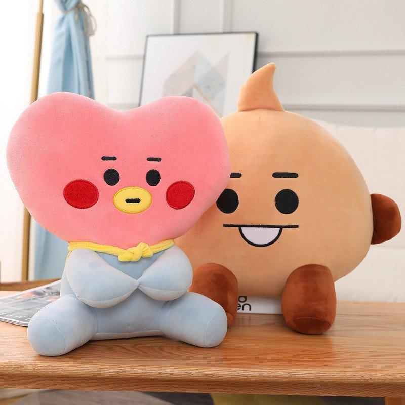 BT21 グッズ ぬいぐるみ BTS 大きい ふわふわ 芸能人 韓流 座り姿 かわいい 萌えグッズ 応援 グッズ 誕生日 子供 プレゼント ギフト 25cm 35cm 45cm :LBT21 ...