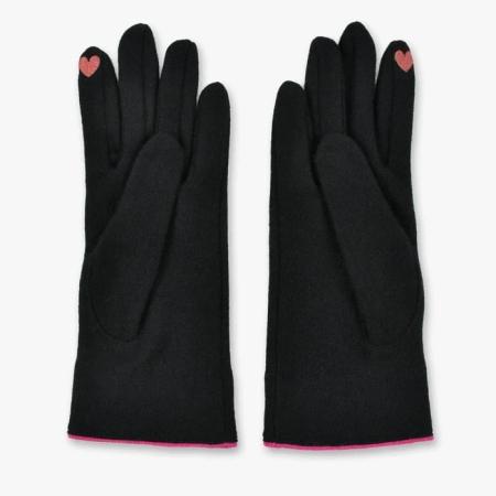 ANNA SUI（アナスイ） 手袋 グローブ バタフライ刺繍 スマホ対応 毛100