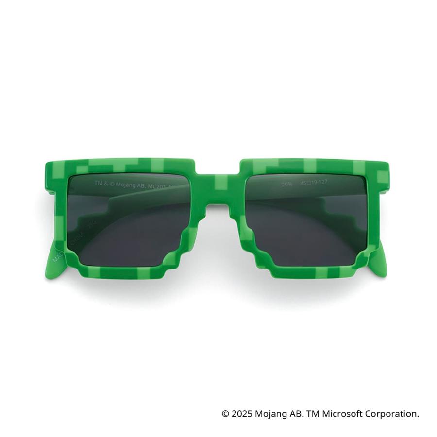 MINECRAFT（マインクラフト）【ジュニア】 サングラス MC-201 グリーン 45 : パリミキ - 通販 - Yahoo!ショッピング
