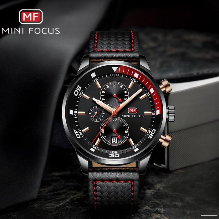 MINIFOCUS ミニフォーカス 腕時計 時計 メンズ 男性用 ストップウォッチ クロノグラフ スポーツ ミリタリーマルチ クォーツ カレンダー : ParisRose - 通販 ...