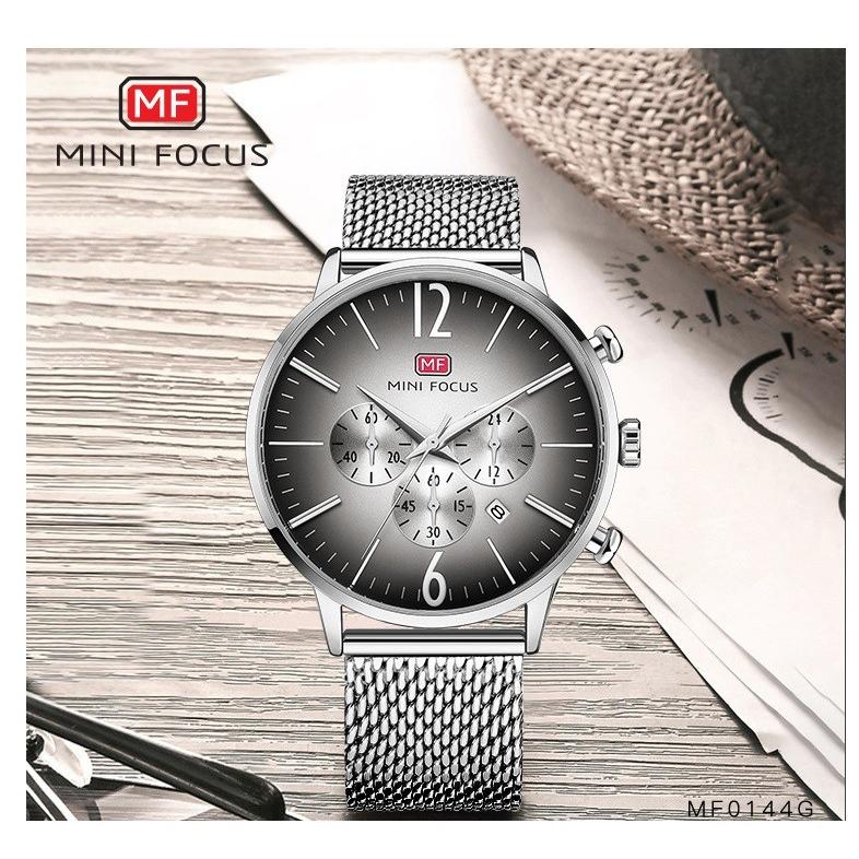 【日本総代理店】MINIFOCUS ミニフォーカス 腕時計 時計 メンズ 男性用 ストップウォッチ クロノグラフ ビジネス ミリタリーマルチ クォーツ : ParisRose - 通販 ...
