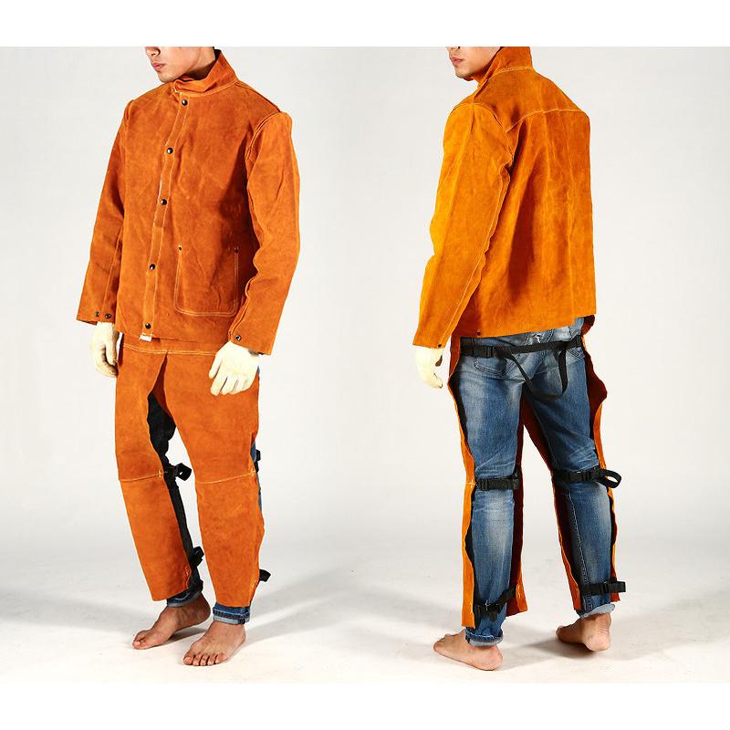 防護服 電気溶接防護服 全牛革溶接防護服 防炎 耐久性 牛革作業 防護服 電気溶接防護服 全牛革溶接防護服 防炎 耐久性 牛革作業