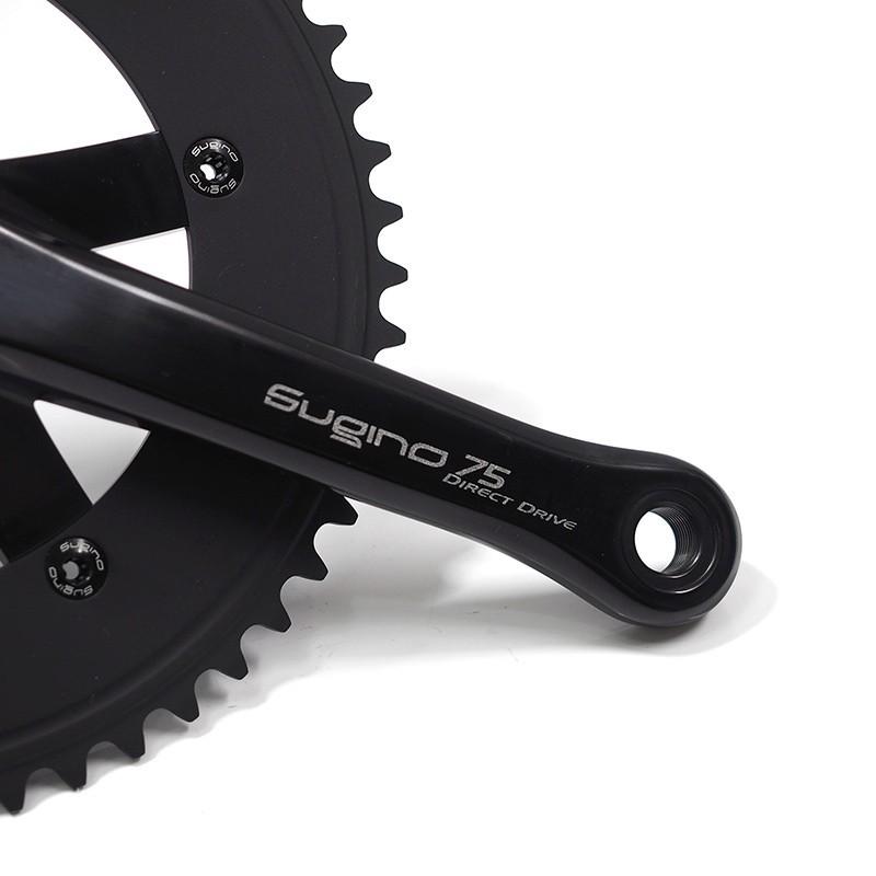 SUGINO（スギノ） 75 DD2 Direct Drive Crankset (Black , 55T) ダイレクトドライブ クランク ...