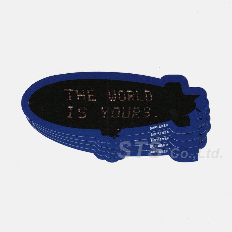 Supreme シュプリーム Scarface Blimp Sticker スカーフェイス ブリンプ ステッカー17FW ...