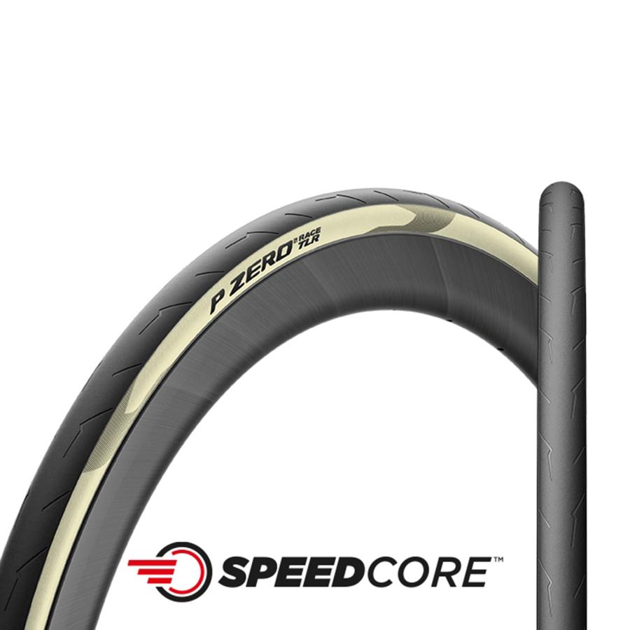 PIRELLI ピレリ P Zero Race TLR SpeedCORE - Retro（Tubeless-Ready Tire) ピー ...
