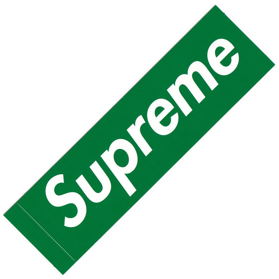 Supreme シュプリーム Green Box Logo Sticker グリーン ボックス ロゴ ステッカー 24FW ...
