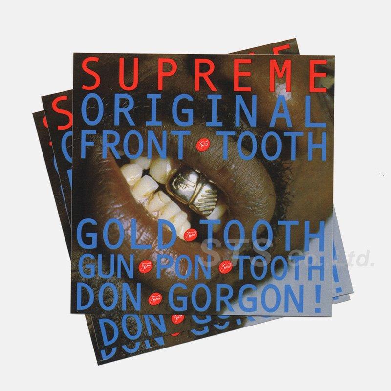 Supreme シュプリーム Gold Tooth Sticker ゴールド トゥース ステッカー 15SS : ParkSIDER ...