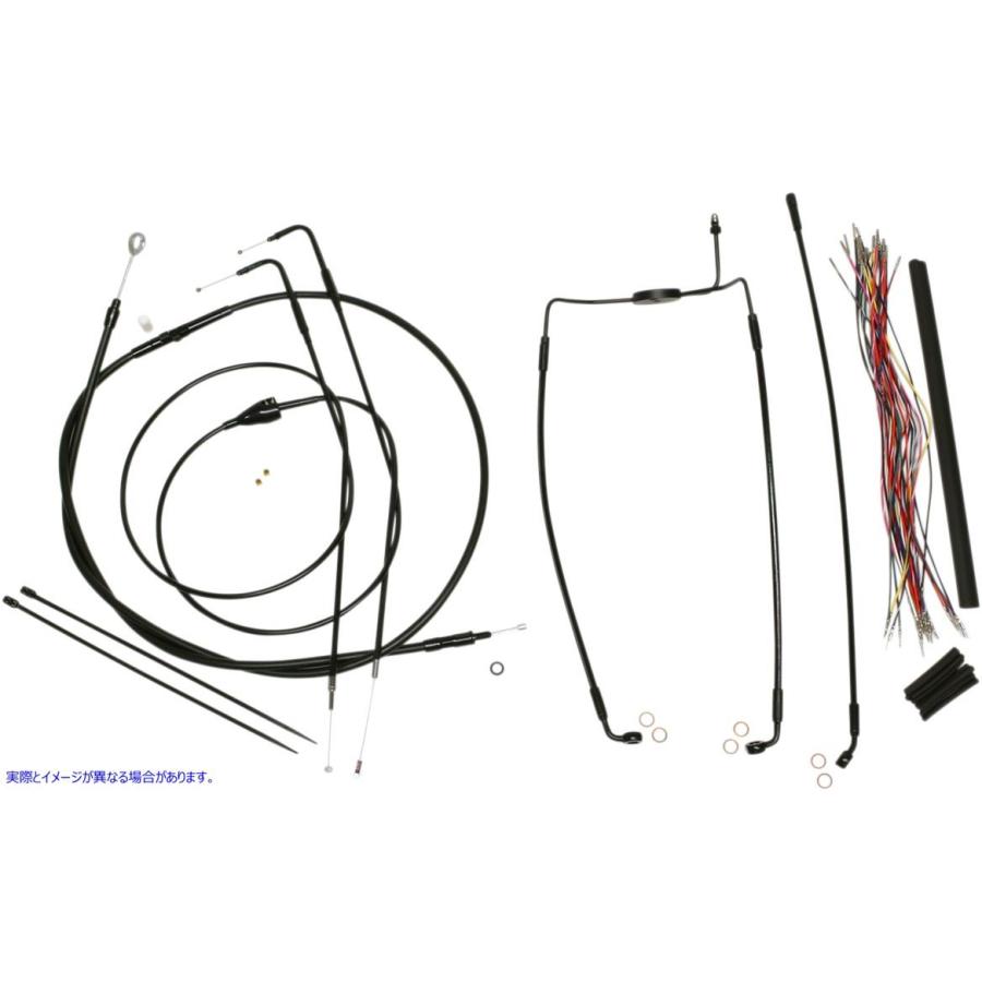 【並行輸入品】 コントロールケーブルキット - XR ブラック マグナム MAGNUM SHIELDING Control Cable Kit ...