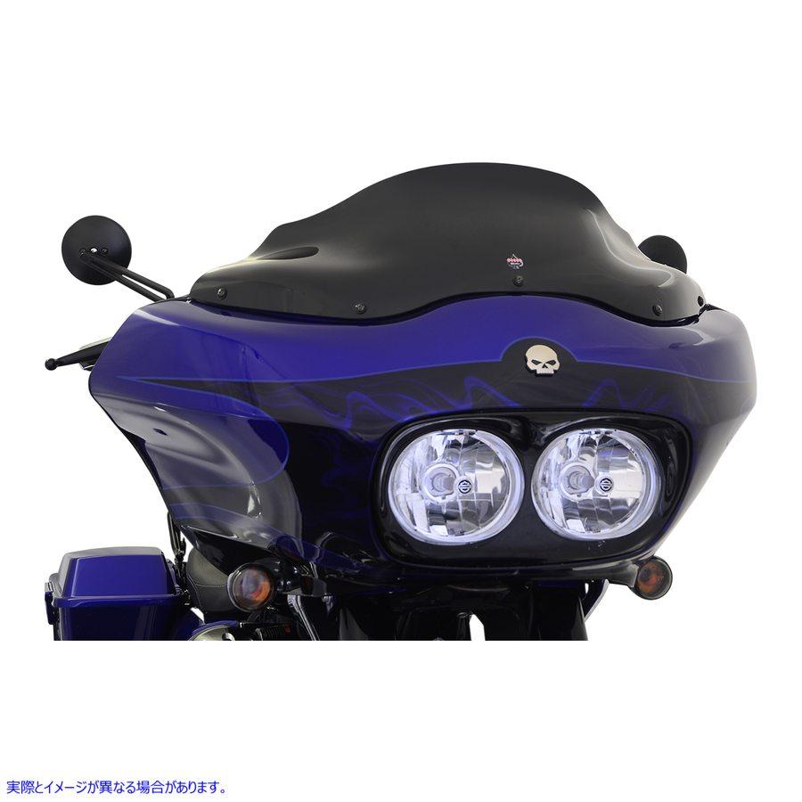 取寄せ フレアバガーフロントガラス クロックワークス Windshield - 8 - Black - FLTR '98-'13 KWW-01 ...