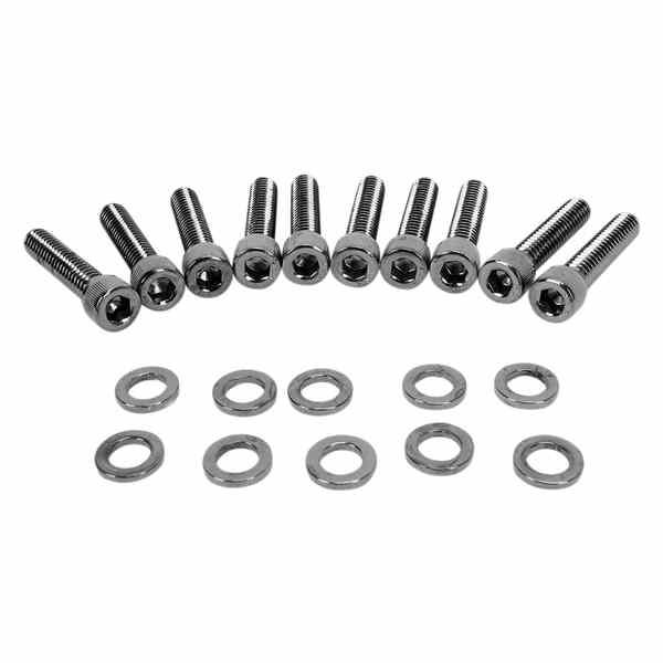 取寄せ ソケットヘッドボルトセット ドラッグスペシャリティーズ Bolt Kit - Knurled - Camshaft Cover ...
