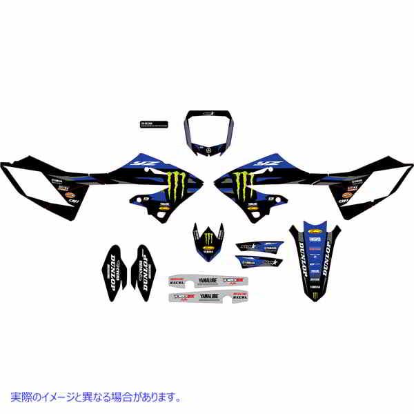 取寄せ コンプリートグラフィックキット - 2021モンスターエネルギー D'COR VISUALS Graphic Kit '23 Star ...