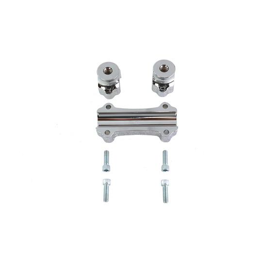 26-0023 ファット 1 インチ ライザー セット クローム 取寄せ Vツイン Fat inch Riser Set Chrome (検索用／ : ハーレーパーツデポPARTS DEPOT ...