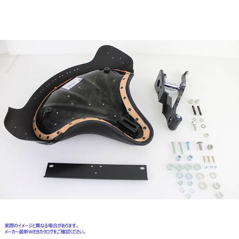 47-0479 Black Police Solo Seat Kit Vツイン (検索用／ブラックポリスソロシートキット Corbin ...