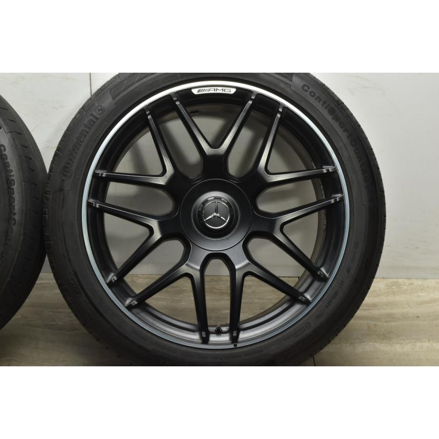 【希少品 鍛造】メルセデスAMG W463A G63 エディション1 純正 22in 10J +36 PCD130 コンチネンタル 295/40R22 ベンツ Gクラス ゲレンデ ...