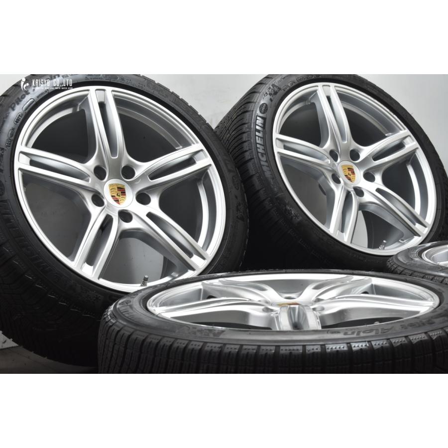 【バリ溝 N0承認】ポルシェ 971 パナメーラ ターボ 純正 20in 9.5J +71 11.5J +68 ミシュラン パイロットアルペンPA4 275/40R20 315/35R20 ...