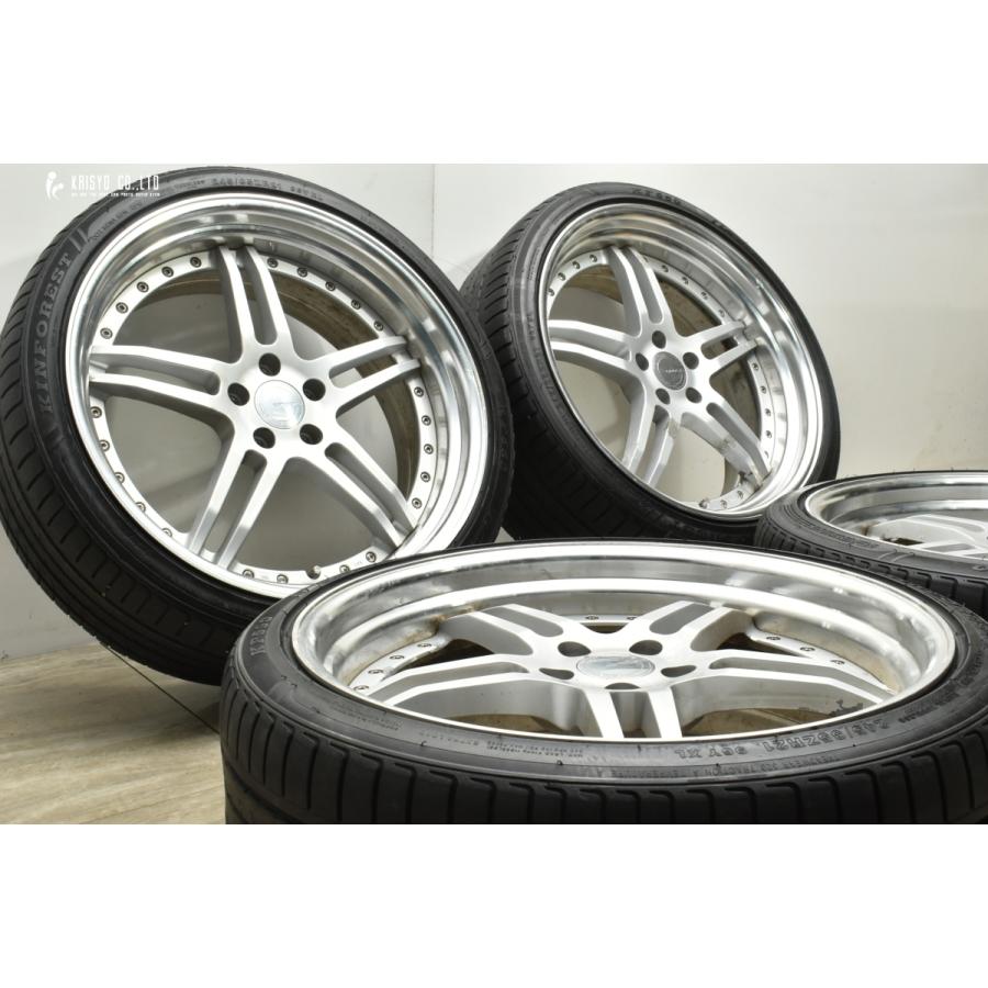 【深リム 2ピース】WORK GNOSIS GS2 21in 9J +26 9.5J +33 PCD114.3 KINFOREST KF550 245/35R21 アルファード ヴェルファイア ...