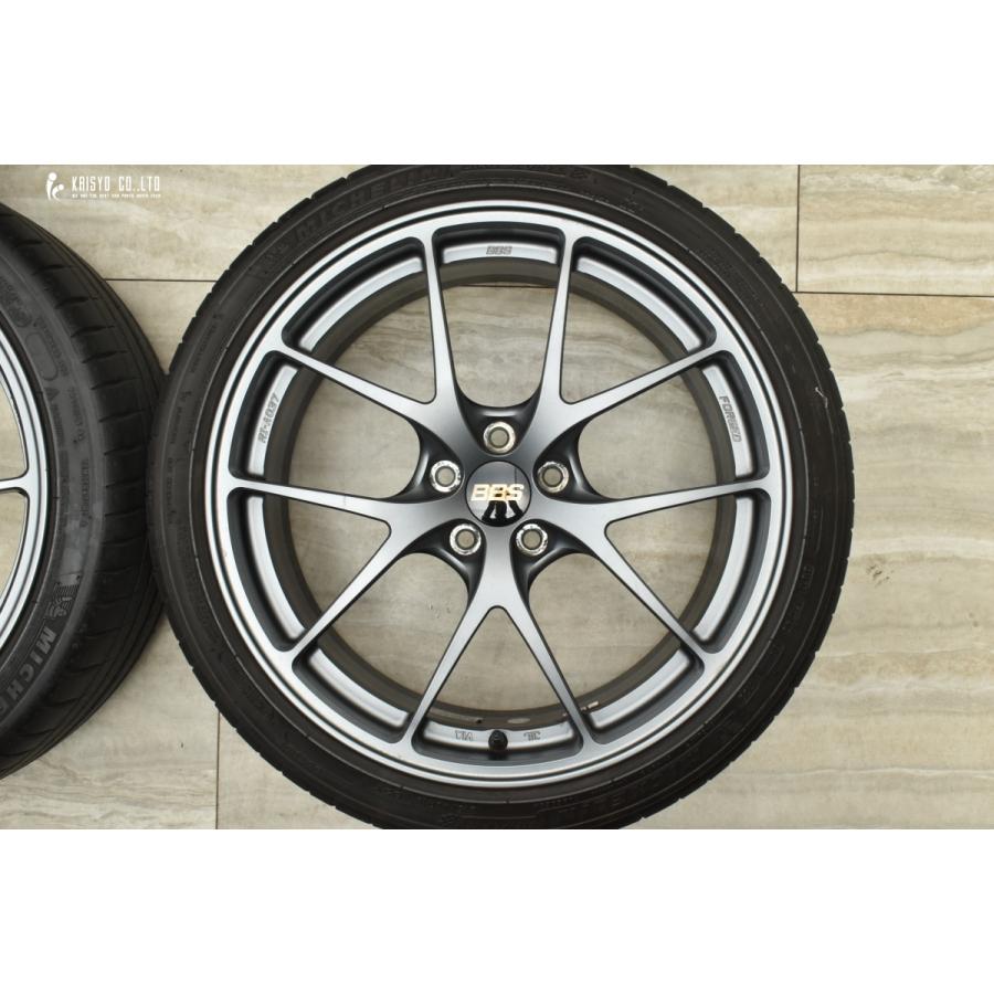 【鍛造】BBS RI-A 037 18in 8J +45 PCD100 ミシュラン パイロットスポーツ4 215/40R18 86 カローラ スポーツ ツーリング BRZ インプレッサ ...