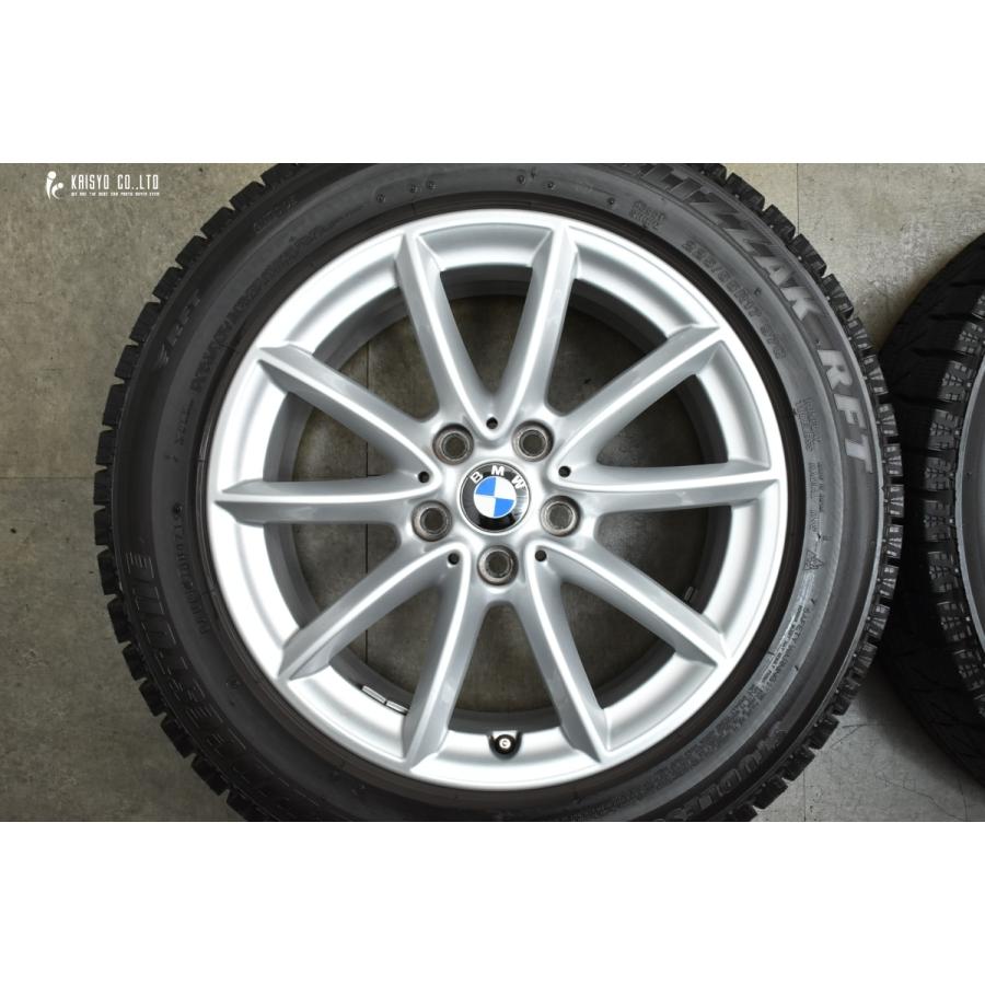 【交換用 車検用等にも】BMW F48 X1 純正 17in 7.5J+52 PCD112 ブリヂストン ブリザック RFT 225/55R17 品番6856061 X2 F39 流用 即納 ...
