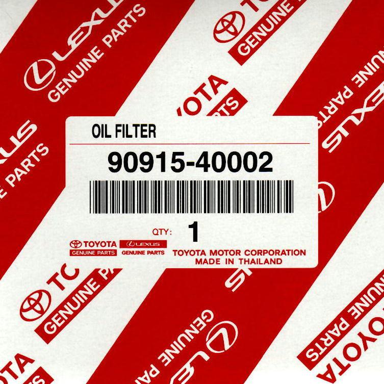 トヨタ（TOYOTA） トヨタ純正 オイルフィルター 90915−40002（旧15600−41010） : パーツレンジャー - 通販 ...