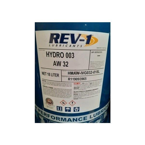 耐摩耗性油圧作動油 REV-1 HYDRO AW 32 18L : パーツエアロ3号館 - 通販 - Yahoo!ショッピング