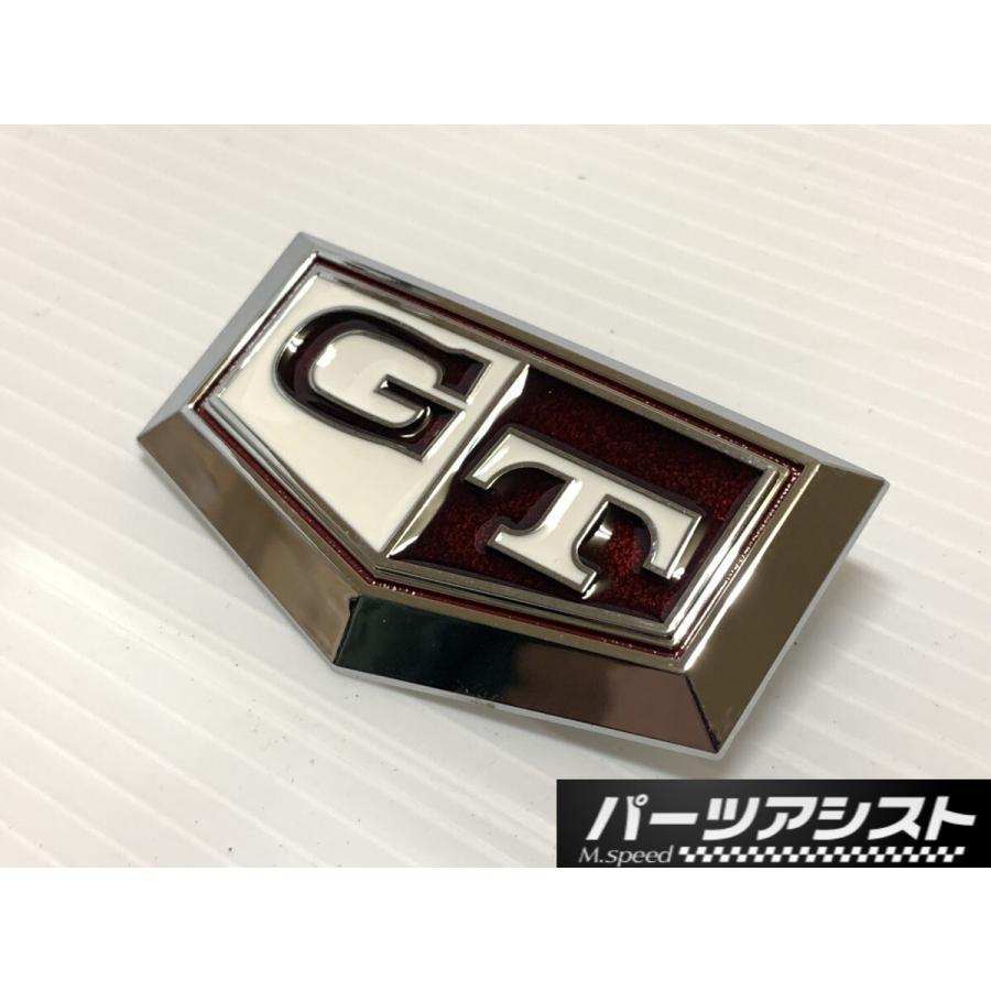 ケンメリ リアフェンダー GT エンブレム 赤 GT-R GC110 KGC110 GC111 KPGC110 スカイライン 旧車 L28 L ...