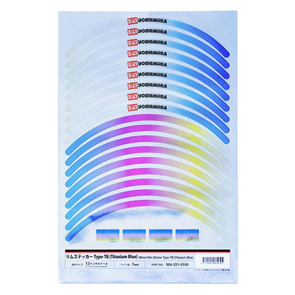 ヨシムラ リムステッカーTYPE-TB (12インチ) 904-221-6100 : パーツボックス2号店 - 通販 - Yahoo!ショッピング