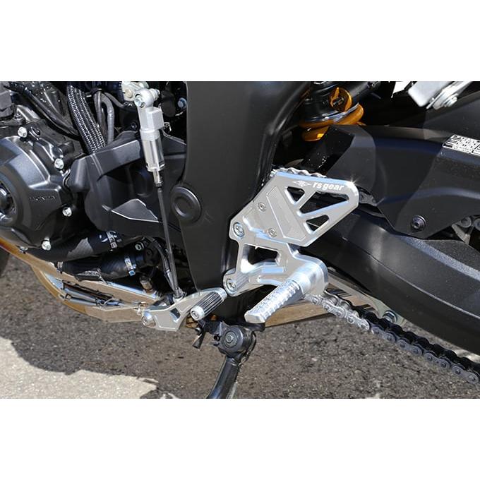 r's gear（アールズギア） 【6月16日出荷】アールズギア CB1000 HORNET/SP ライディングステップ（クリアシルバー ...