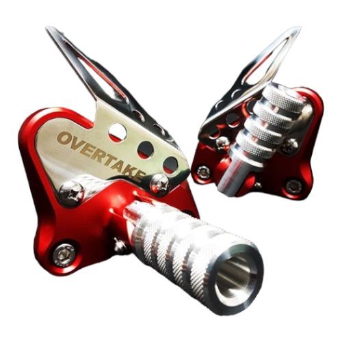 OVER TAKE(オーバーテイク) X-ADV バックステップセット レッド(RC95) TA-DOG-SB004RD バイク : パーツ ...