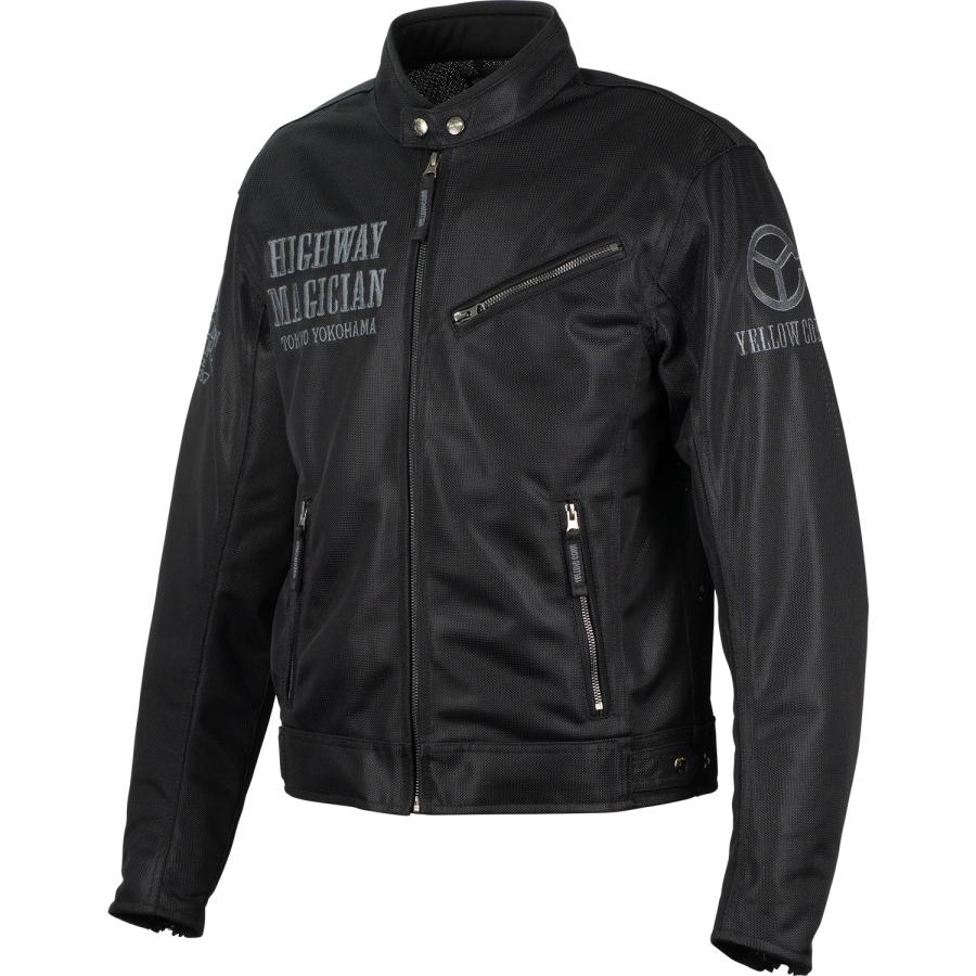 YeLLOWCORN(イエローコーン) YB-5121 ライトメッシュジャケット ブラック/ガンメタル L バイク : パーツダイレクト店 - 通販 - Yahoo!ショッピング