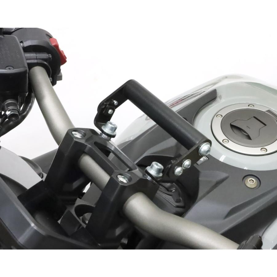KITACO(キタコ) バイク ハンドル回り ハンドルブレース・クランプ・マウント マルチパーパスバー 全長120mm タイプA 可変タイプ ...