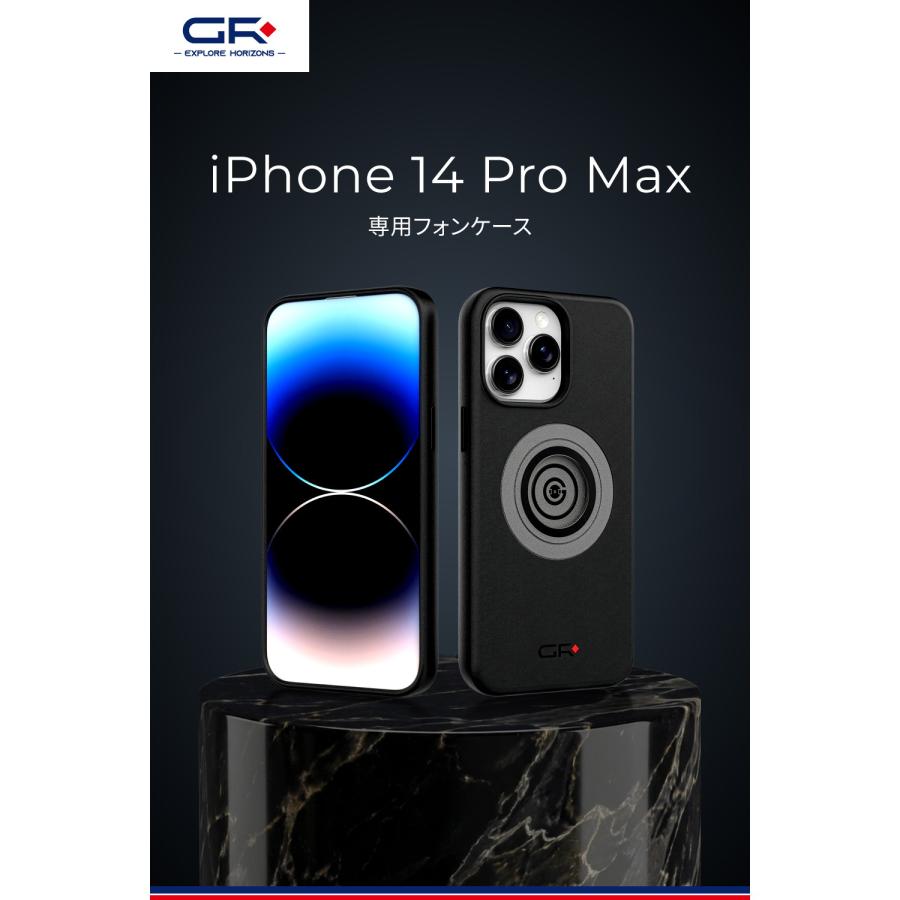 GRxplore(ジーアール・エクスプロア) バイク 電子機器 スマートフォンホルダー GR-M66 フォンケース iPhone14 ...