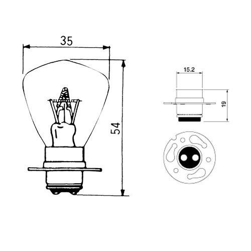 FOCUS(フォーカス) A4550 24V45/45W P30d-10.3 自動車 電球 : パーツダイレクト店 - 通販 - Yahoo ...