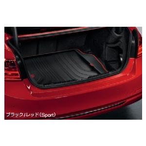 BMW純正アクセサリー 3シリーズ（F30）セダン用/4シリーズ（F32/F82） ラゲージ・コンパートメント・マット ブラック/レッド ...