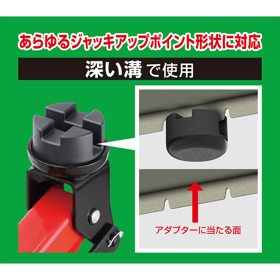 フロアジャッキ用 アダプター ジャッキアップ用アダプター 深溝 浅溝 曲がり防止 滑り防止 1390 : パーツキング - 通販 - Yahoo!ショッピング