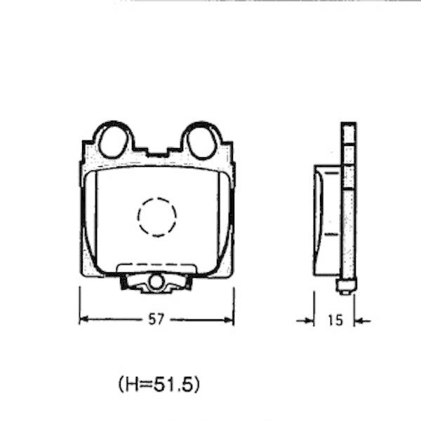 アルテッツァ GF-GXE10 DP-353M リア ブレーキパッド 1台分 (4枚) セット 激安 DP-353 : パーツキング - 通販 - Yahoo!ショッピング