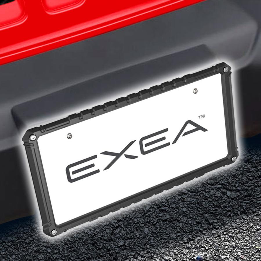 ナンバーフレーム ナンバーフレームセット 前後セット 2枚入り ナンバープレート枠 新基準適合品 普通車 軽自動車 タフネス EX-209 EXEA : パーツキング - 通販 - Yahoo ...