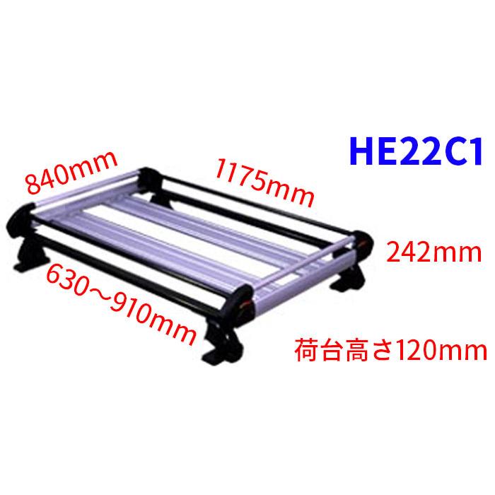 オデッセイ RA6〜9 ルーフレール無車 ルーフキャリア HE22C1 タフレック アルミ素材 前後回転パイプ :HE22C1-V:パーツキング - 通販 - Yahoo!ショッピング