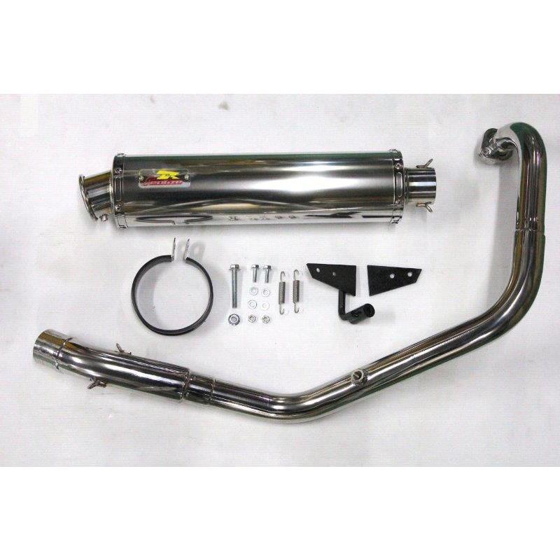 REALIZE（リアライズ） マフラー 521-FE-003-01 Aria(アリア) SUS ステンレスマフラー Type-C（カールエンド）Vストローム250SX (8BK-EL11L ...