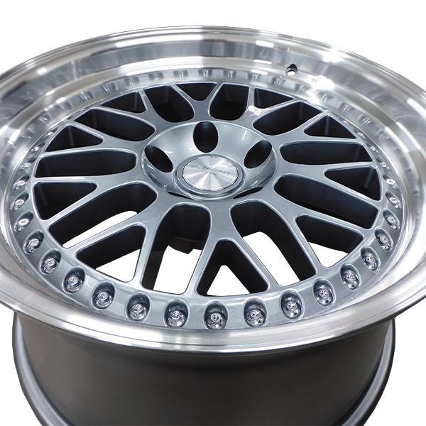 4本セット ELEMENT E55 18インチ 9.5J +12 5H PCD114.3 メッシュホイール ガンメタリック アルミホイール : PartsMAXヤフー店 - 通販 ...