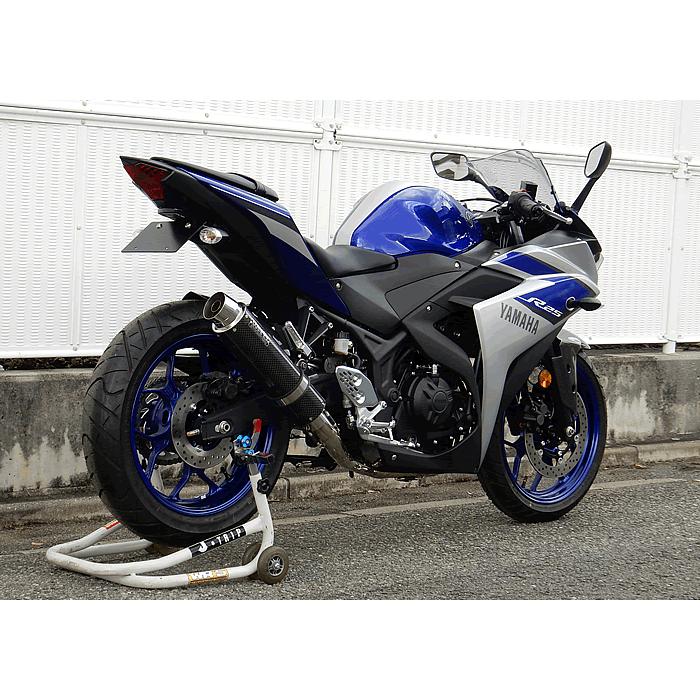 WR WR'S YAMAHA YZF-R25 / MT-25用 ダブルアールズ カーボンサイレンサー/フルエキゾースト・ラウンドタイプサイレンサー（SC2250JM） : Parts ...