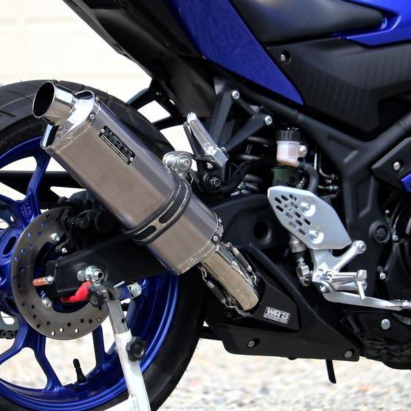 WR'S YAMAHA YZF-R25 / YZF-R3 ’18年・’19年〜 チタンオーバル（ソリッド）タイプサイレンサー OV2255JM : 13046 : Parts Online ...