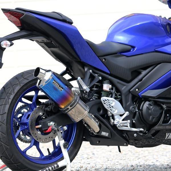 WR'S YAMAHA YZF-R25 / YZF-R3 ’18年・’19年〜 チタンオーバル（焼き色）タイプサイレンサー SV2255JM : 13047 : Parts Online ...