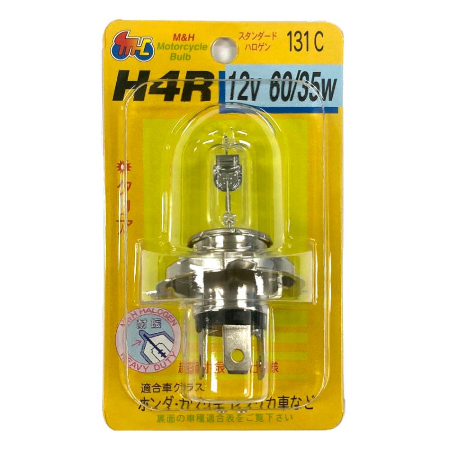 M&H 12V60/35W H4R スタンダードハロゲンバルブ 131C : Parts Online - 通販 - Yahoo!ショッピング