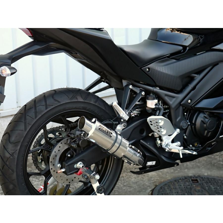 WR WR'S YZF-R25 YZF-R3 スリップオン ステンレスショートオーバルサイレンサー CV2255JM : Parts Online - 通販 - Yahoo!ショッピング